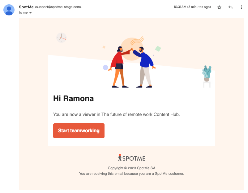 How to add/remove team members in a content hub and edit roles – SpotMe knowledge base