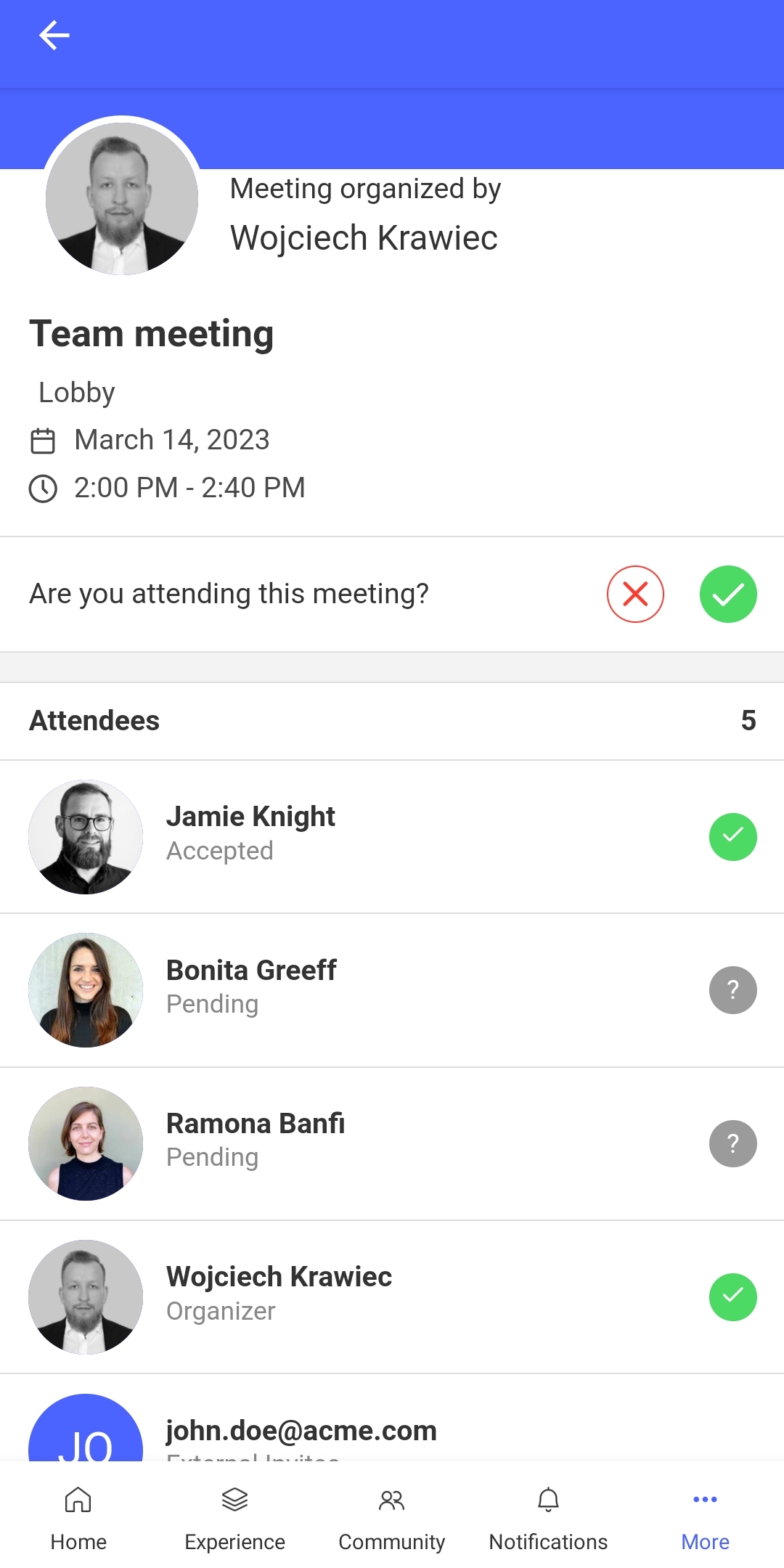 Meetings module (v3.0.0 onwards) – SpotMe knowledge base