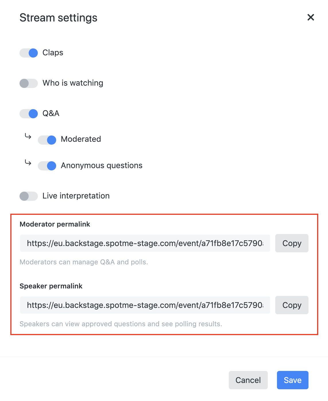 How to invite speakers and moderators to your live session – SpotMe ...