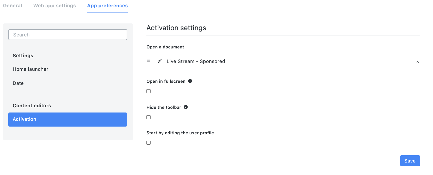 Overview of workspace settings – SpotMe knowledge base