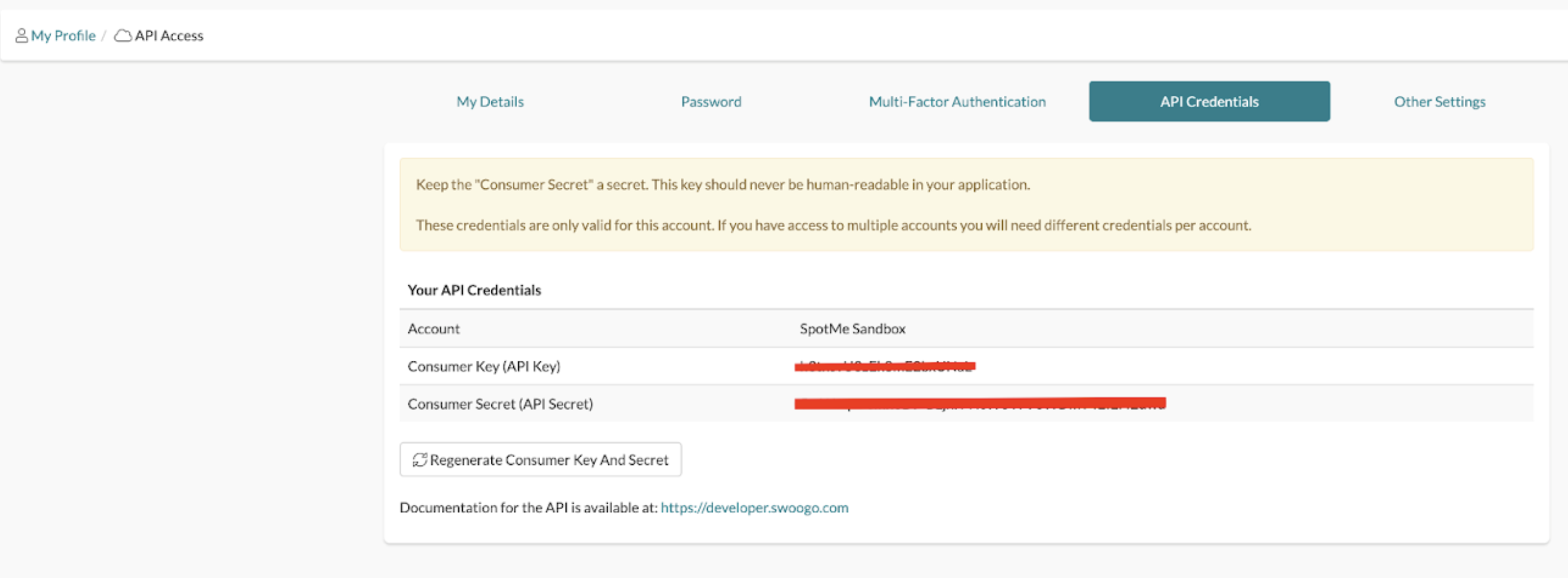 Swoogo integration – SpotMe knowledge base
