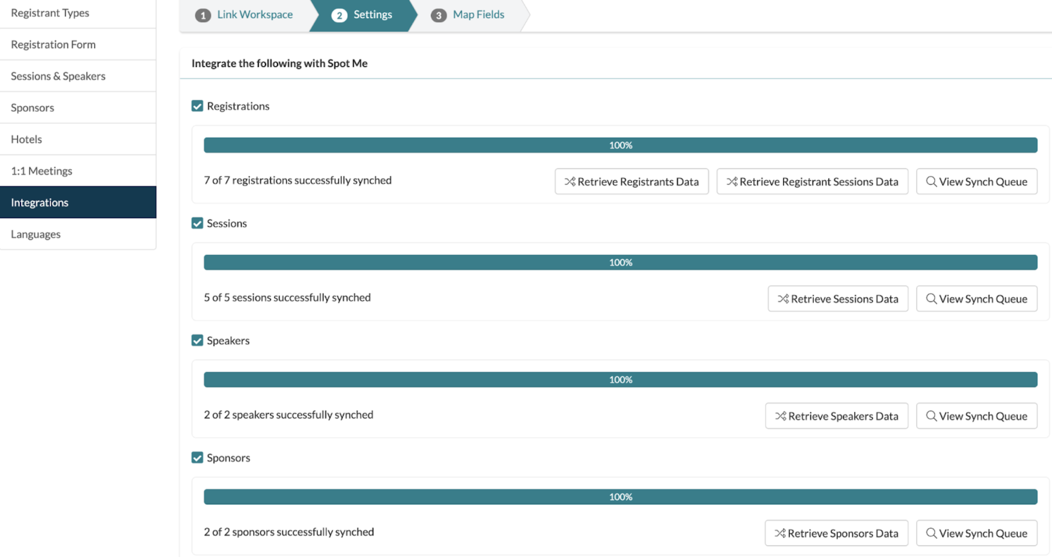Swoogo integration – SpotMe knowledge base
