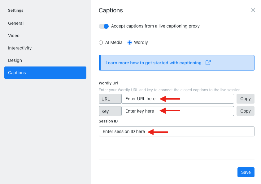 Closed captions and translation using Wordly – SpotMe knowledge base