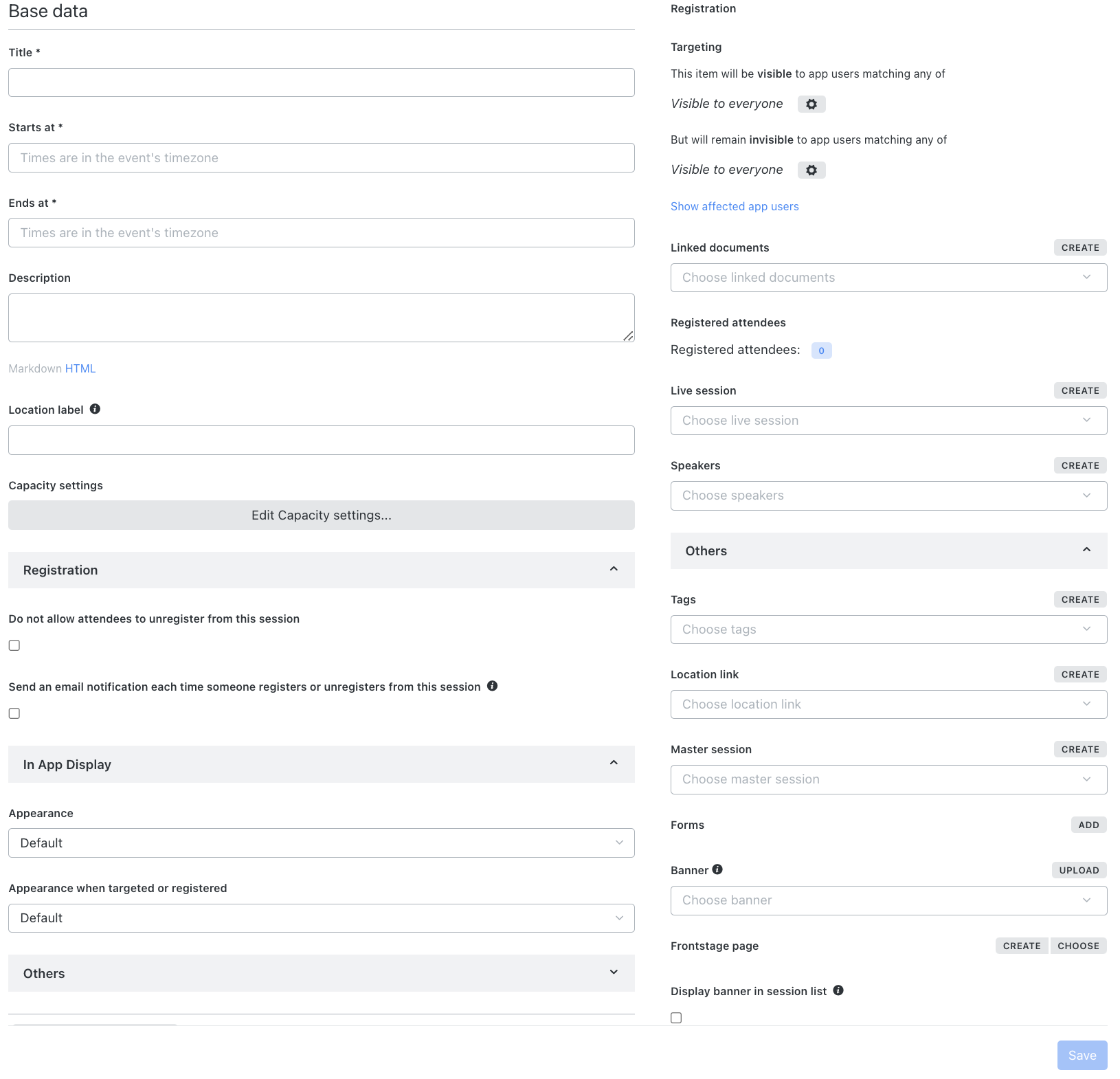 10 - Adding sessions to the workspace agenda – SpotMe knowledge base