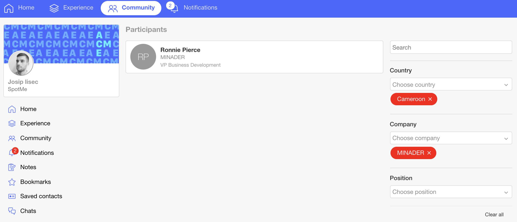 Managing the app users and their profiles in your workspace – SpotMe knowledge base