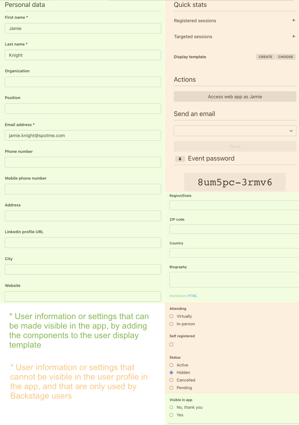 Managing the app users and their profiles in your workspace – SpotMe ...