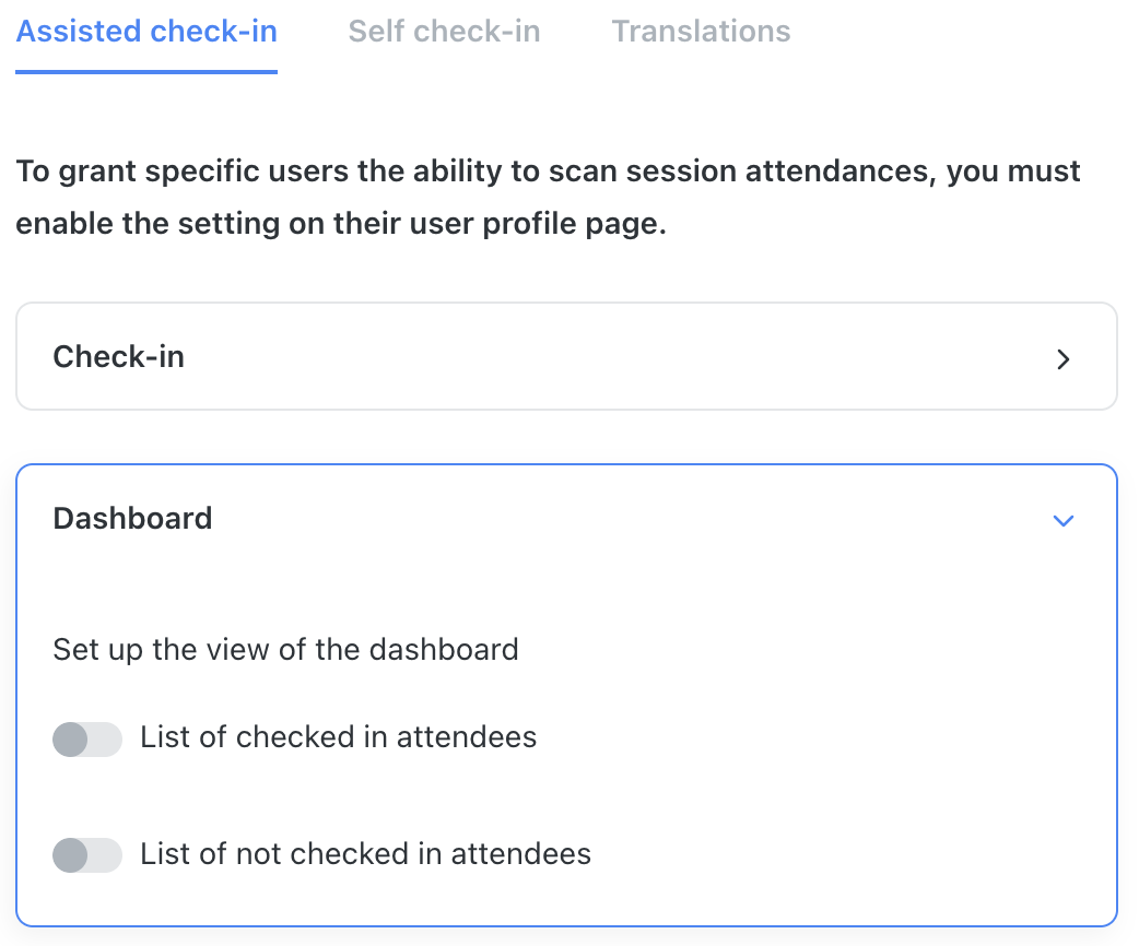 How to manage agenda session check-ins – SpotMe knowledge base