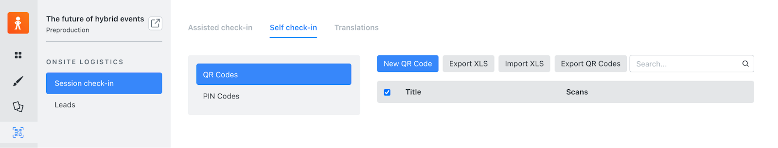 How to manage agenda session check-ins – SpotMe knowledge base