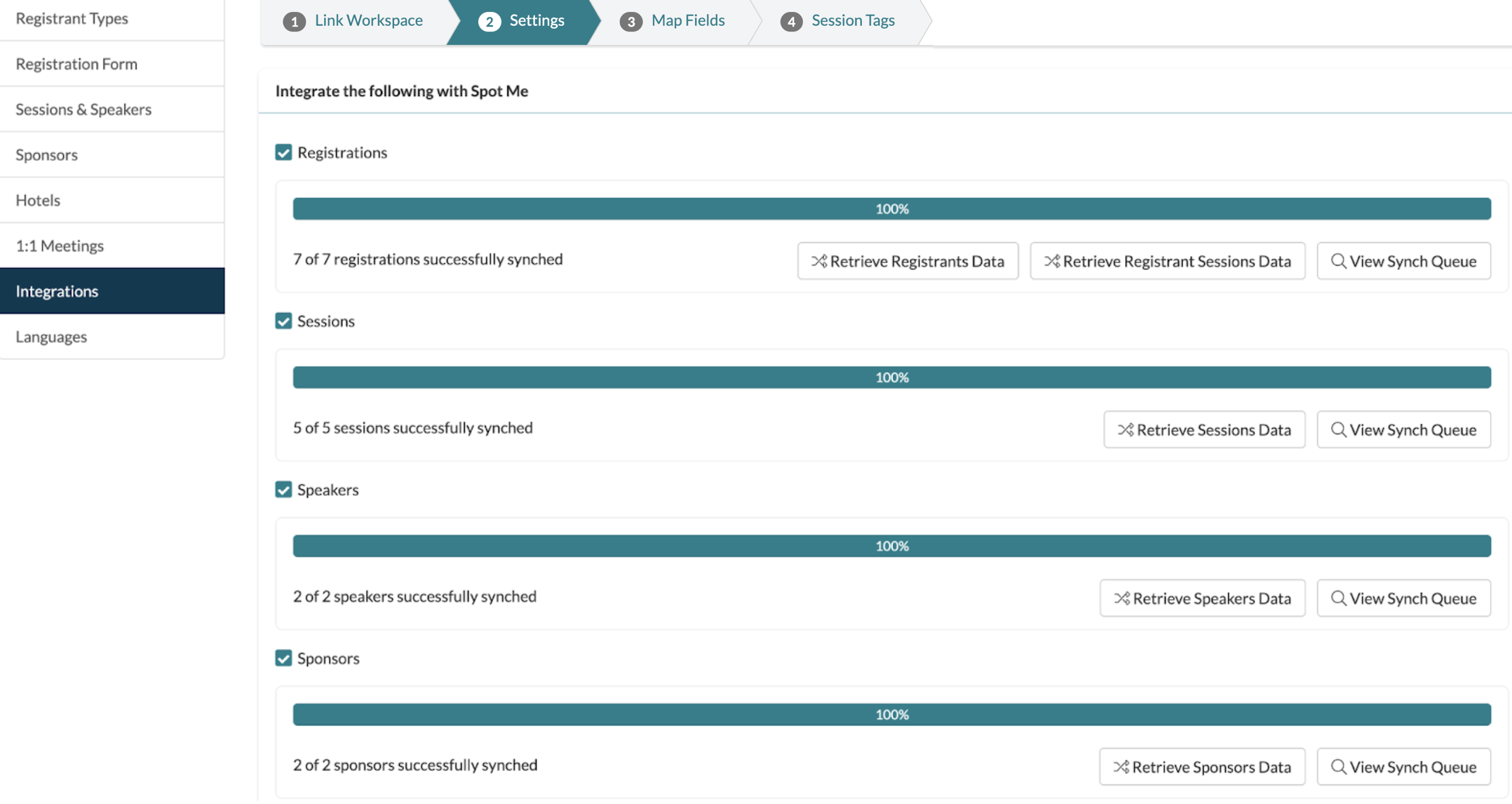 Swoogo integration – SpotMe knowledge base