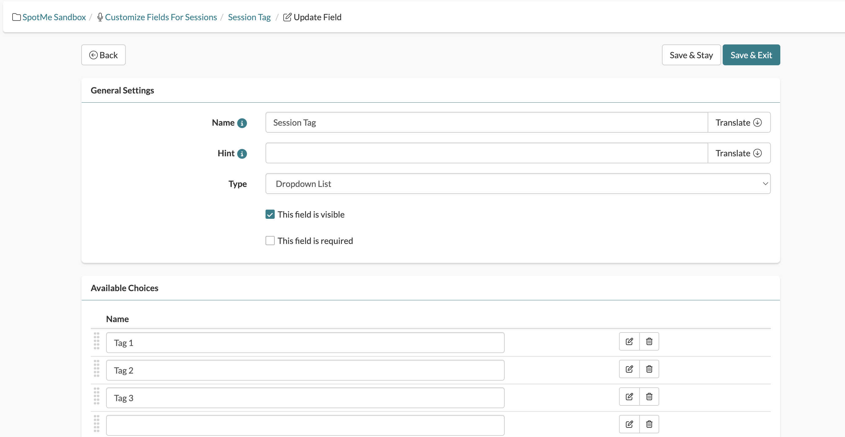 Swoogo integration – SpotMe knowledge base