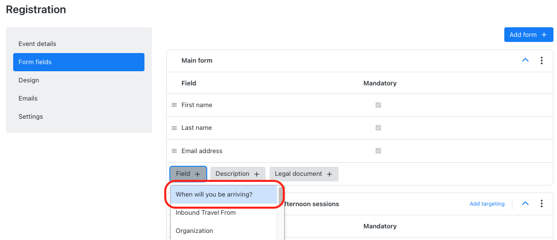 How to add a date and time picker field to your registration pages – SpotMe knowledge base