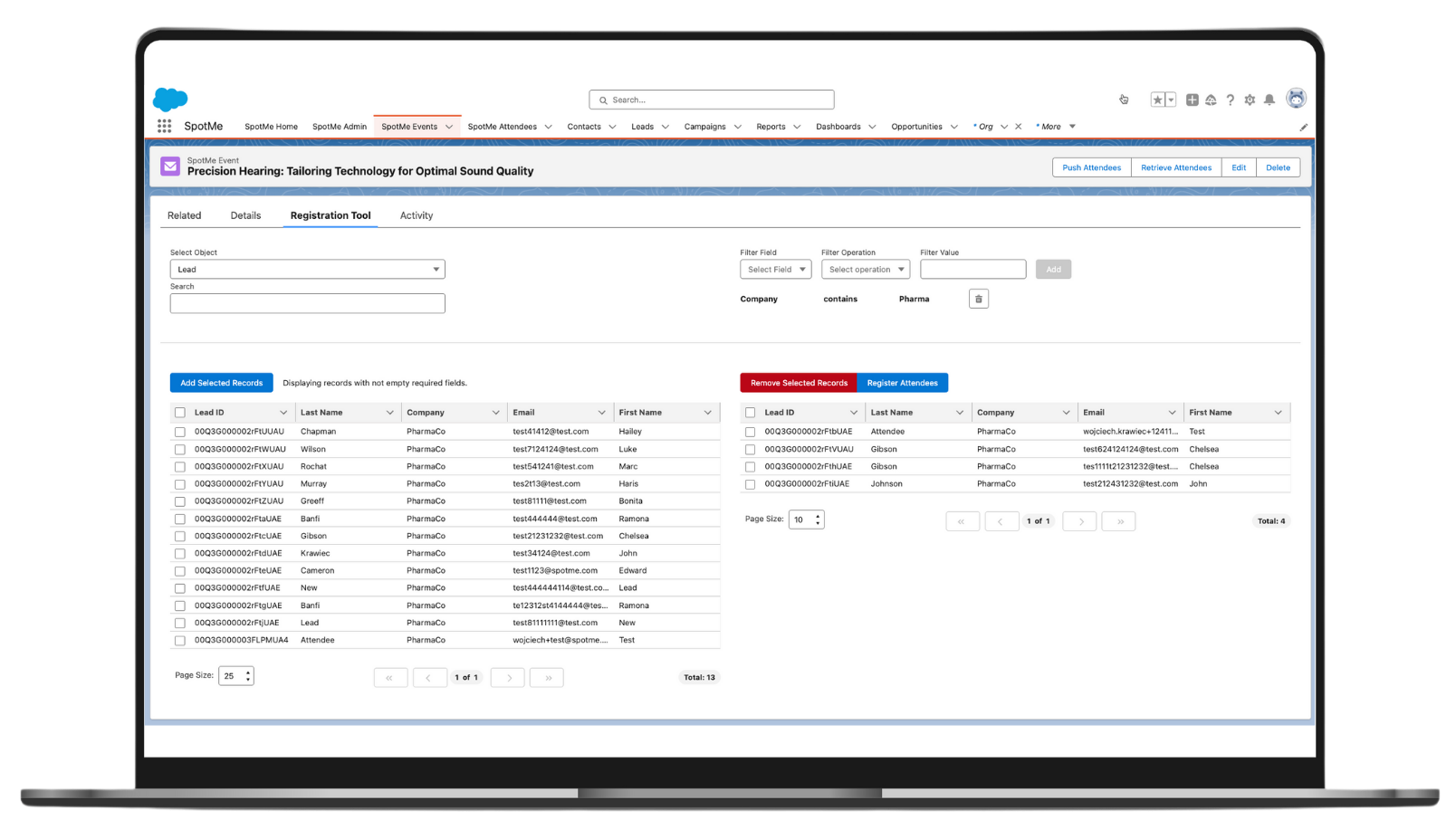 SpotMe Sync App for Salesforce - product information sheet – SpotMe ...
