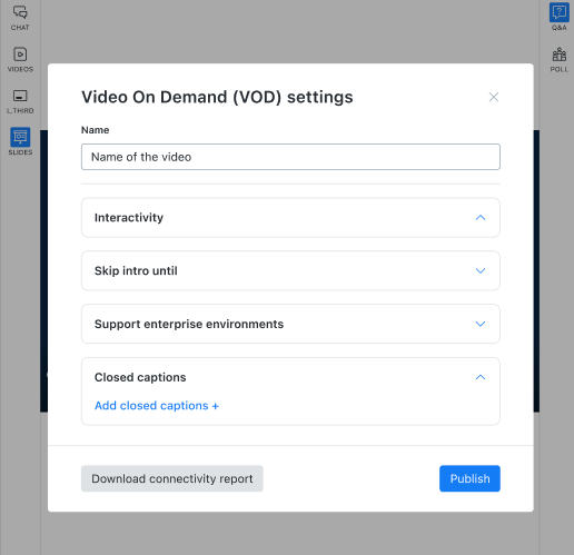 How to add closed captions to on-demand videos – SpotMe knowledge base