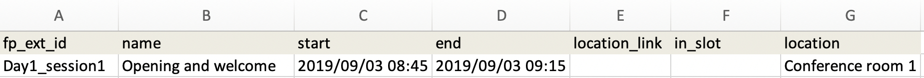 10 - Adding sessions to the workspace agenda – SpotMe knowledge base