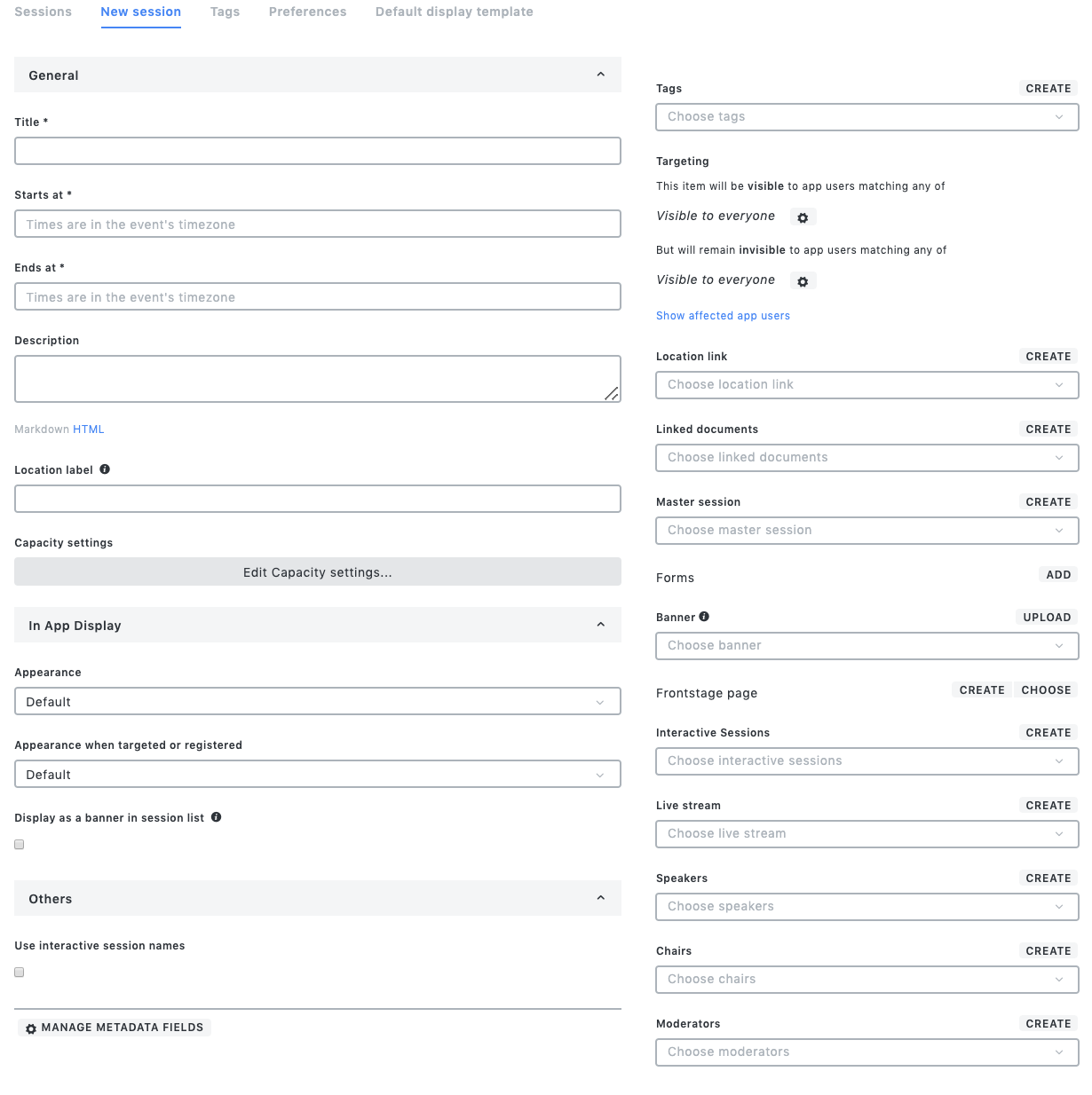 10 - Adding sessions to the workspace agenda – SpotMe knowledge base