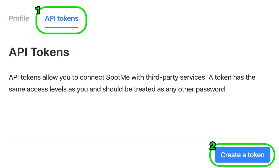 Getting started with the REST API – SpotMe knowledge base