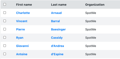 How to modify a participant's profile information – SpotMe knowledge base