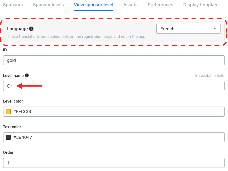 Creating a multilingual registration page – SpotMe knowledge base