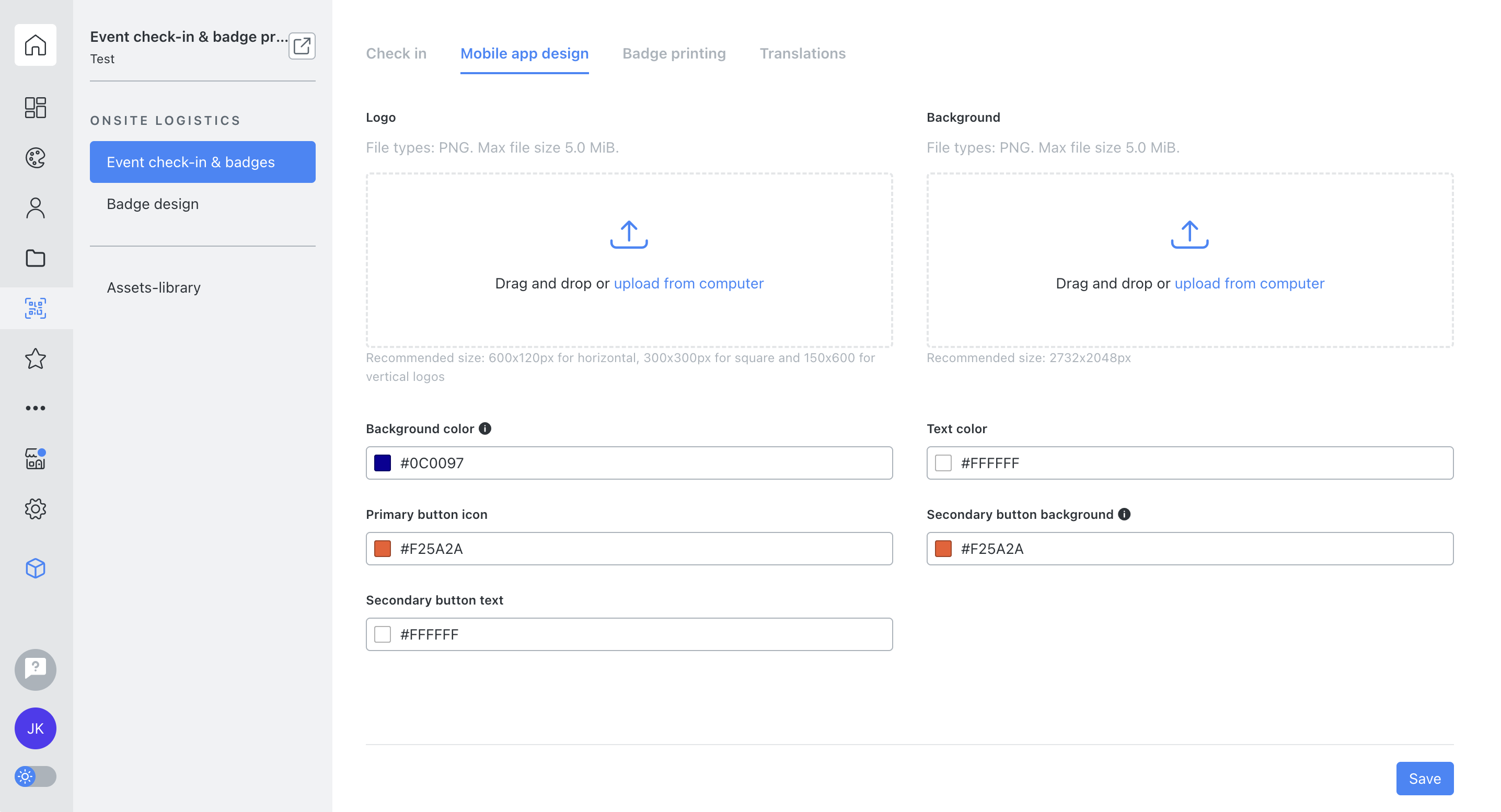 How to configure the Onsite event check-in and badge printing module ...