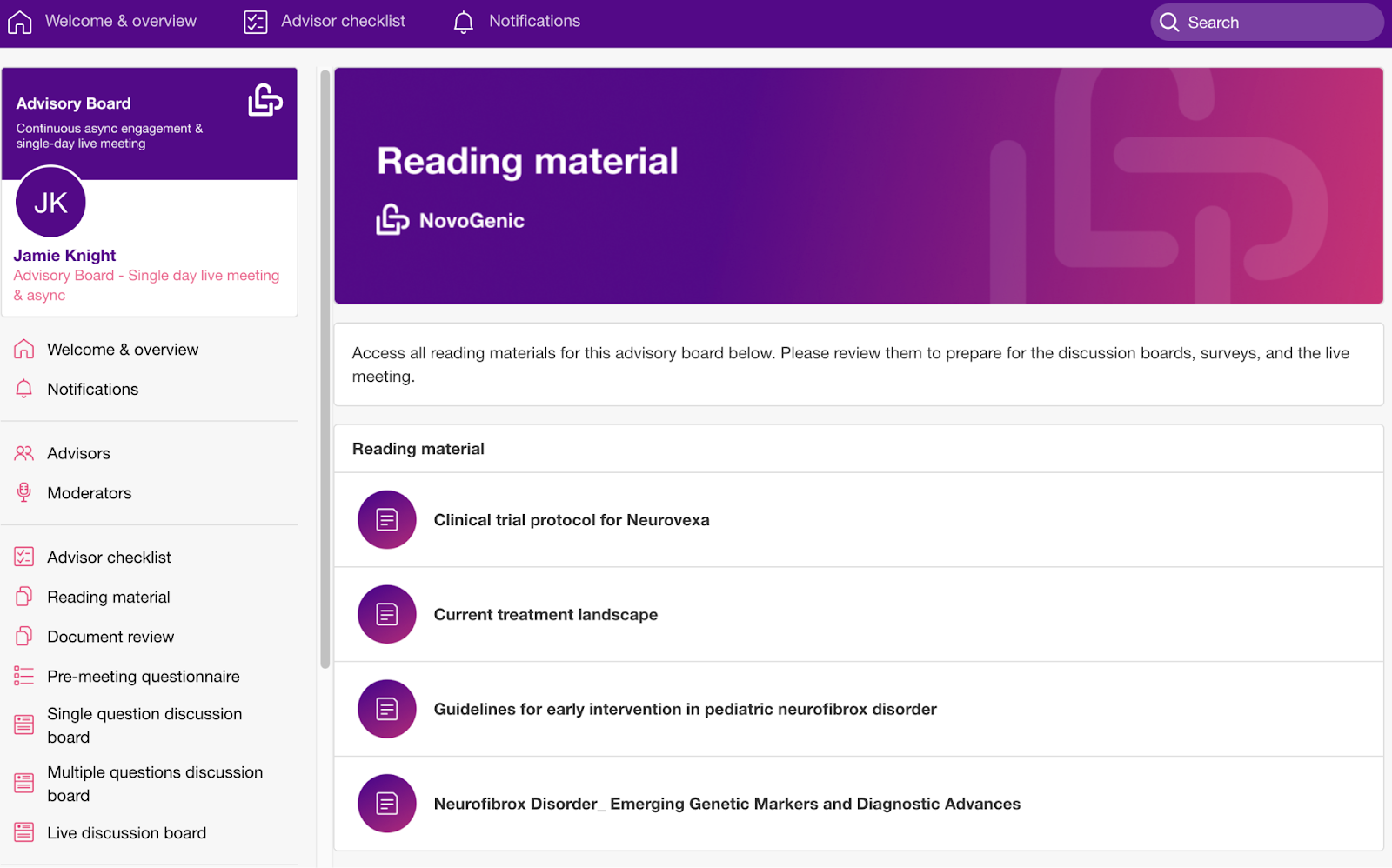 How to host your advisory board with Onomi – SpotMe knowledge base